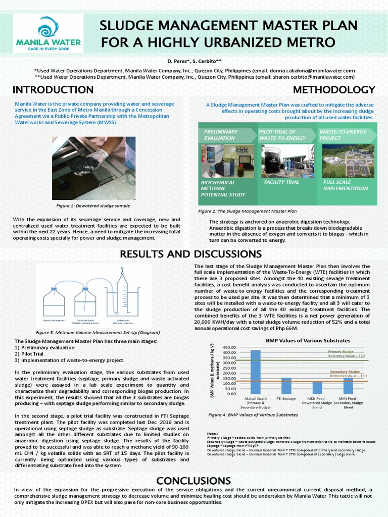 Sludge Management Master Plan For A Highly Urbanized Metro | PDF ...