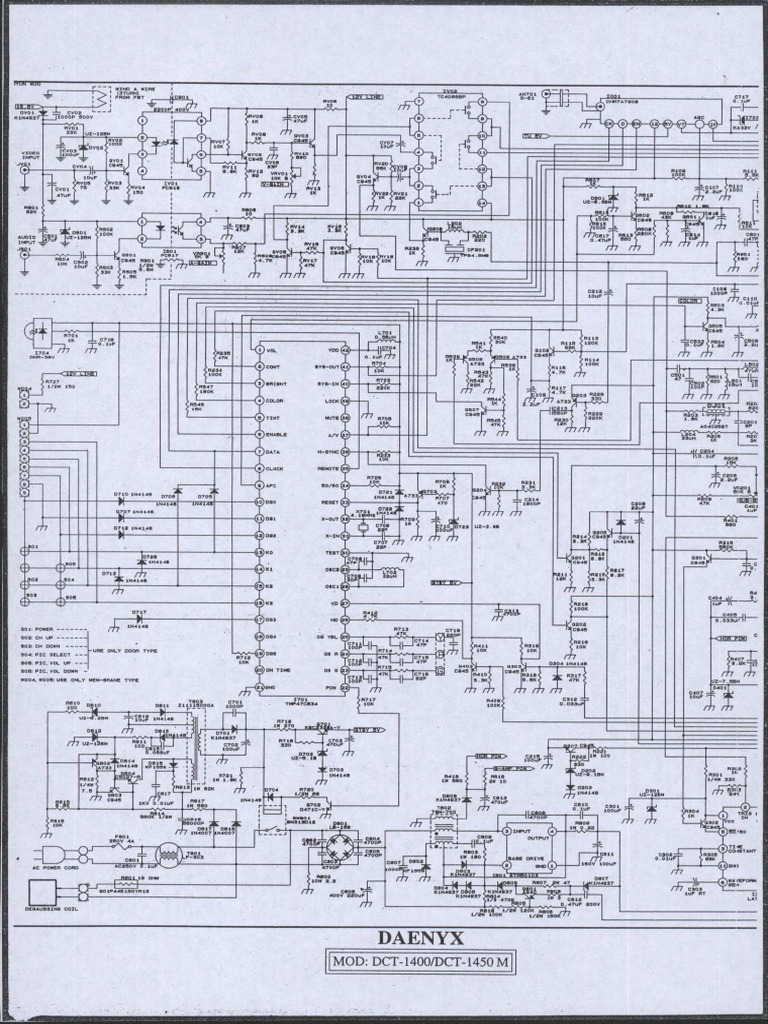 TV DAENYX DTC-1400 DTC-1450M | PDF