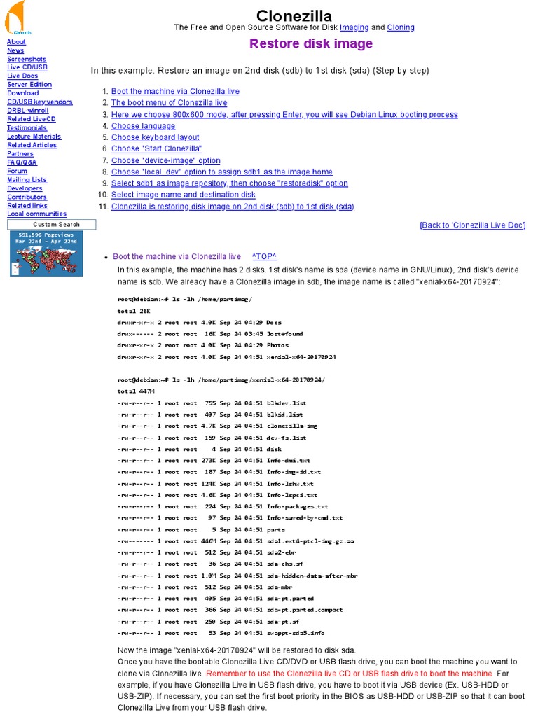 Clonezilla | PDF | Booting | Bios