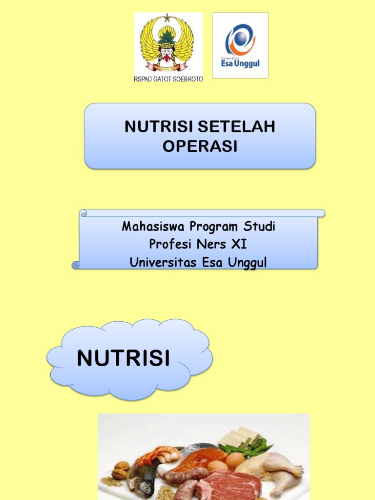 Lampiran 2. Media Lembar Balik Nutrisi Post Operasi | PDF