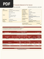 National Pension Scheme (NPS) Receipt | PDF