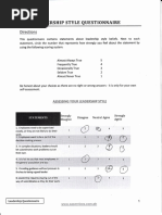 Sample Items The Multifactor Leadership Questionnaire (MLQ) Form 5X ...