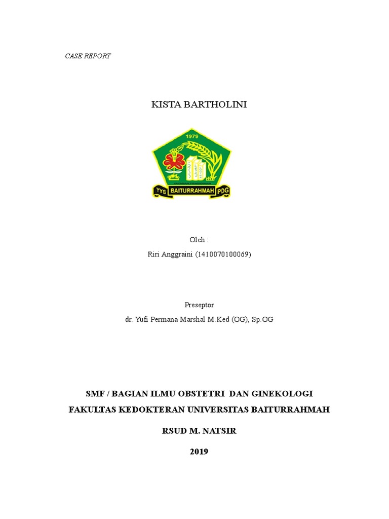 Case Kista Bartholin | PDF