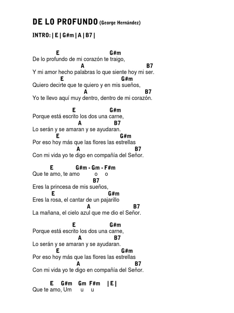 De Lo Profundo | PDF