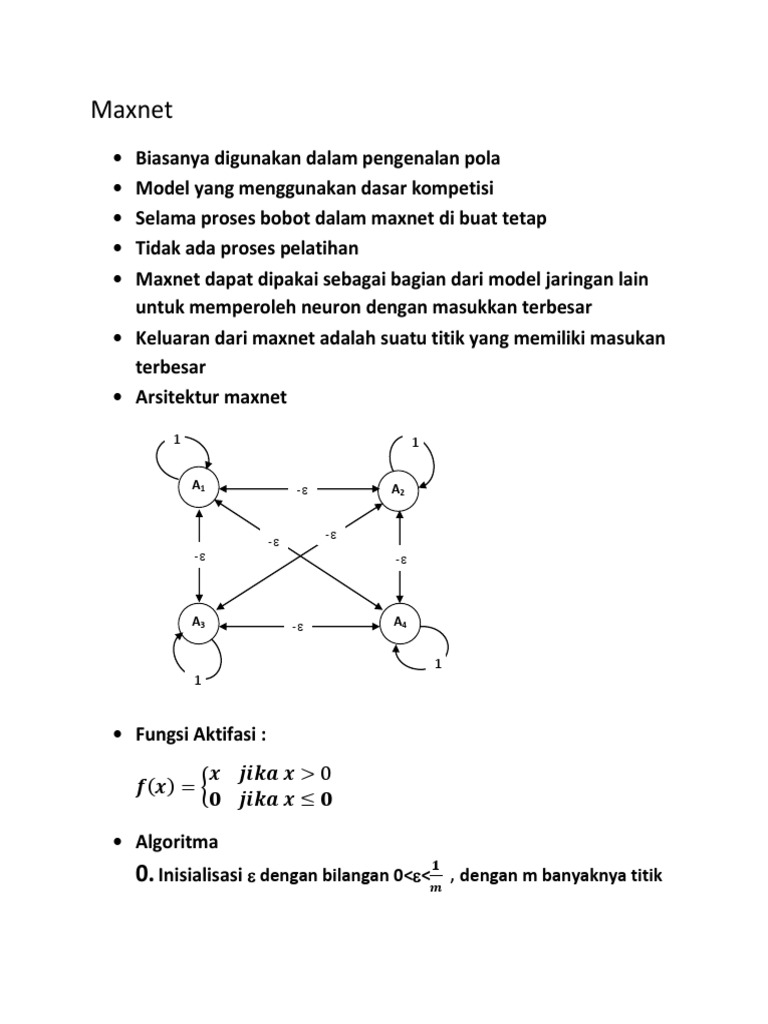 3.1 Maxnet Dan Hamming | PDF