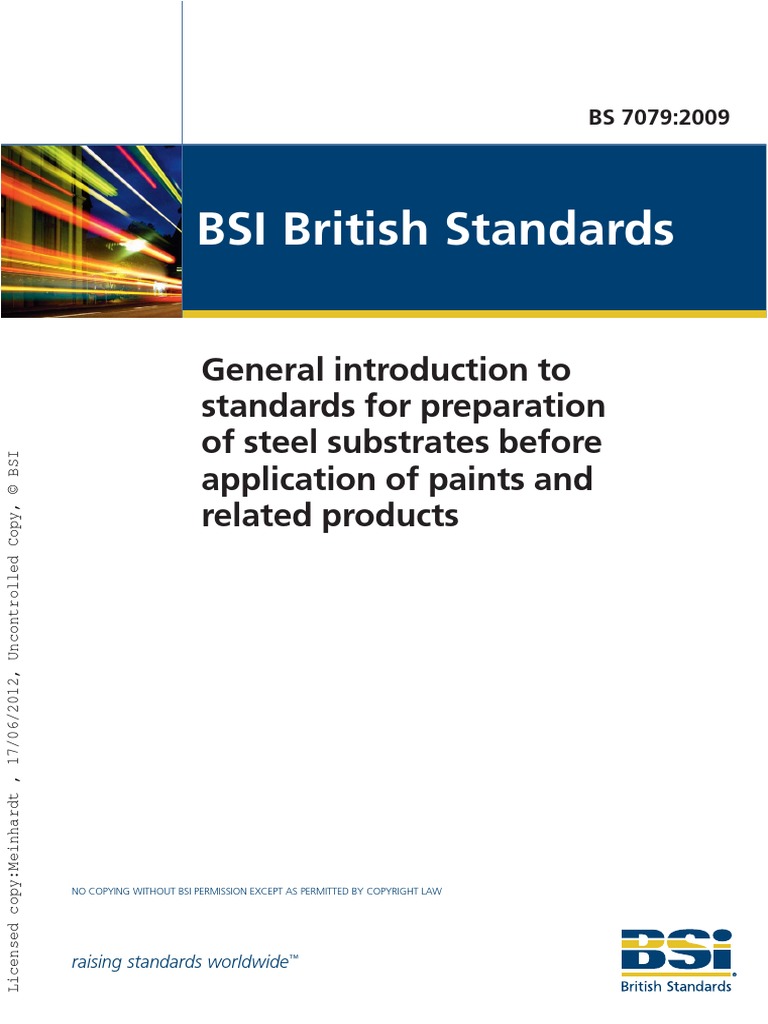 BS 7079 2009 PDF | PDF | Abrasive | Rust