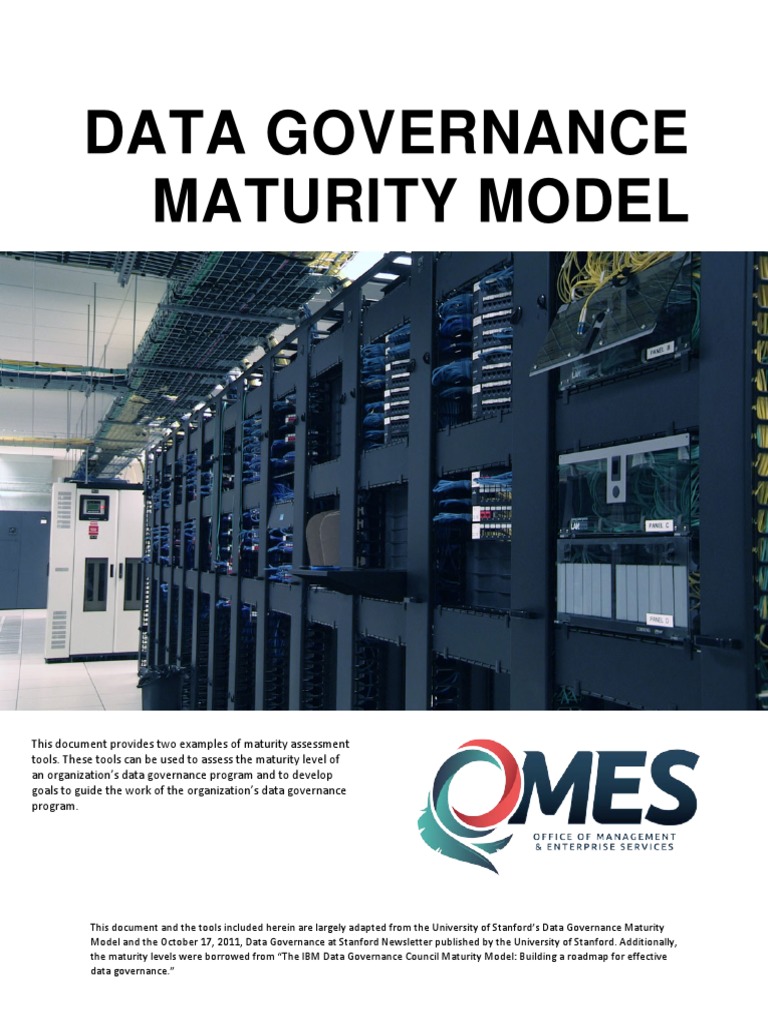 Data Governance Maturity Model Overview | PDF | Metadata | Data Quality