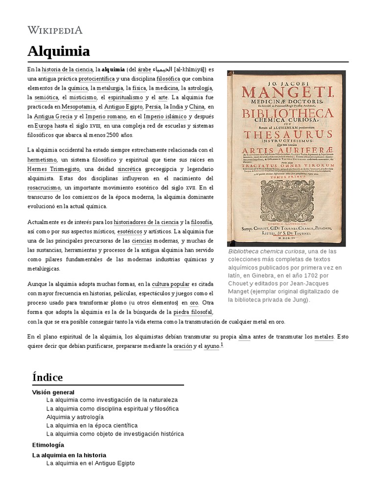 Alquimia | PDF | Alquimia | Science