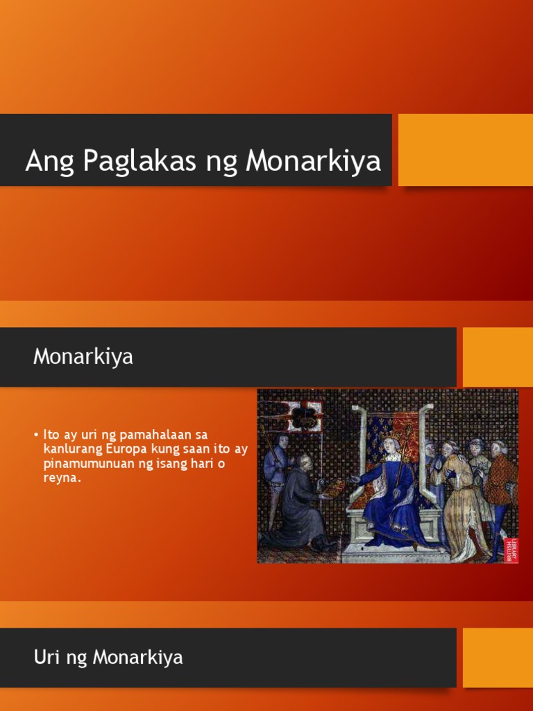 Ang Pag Lakas NG Monarkiya | PDF