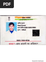 Pan Card Back Side | PDF