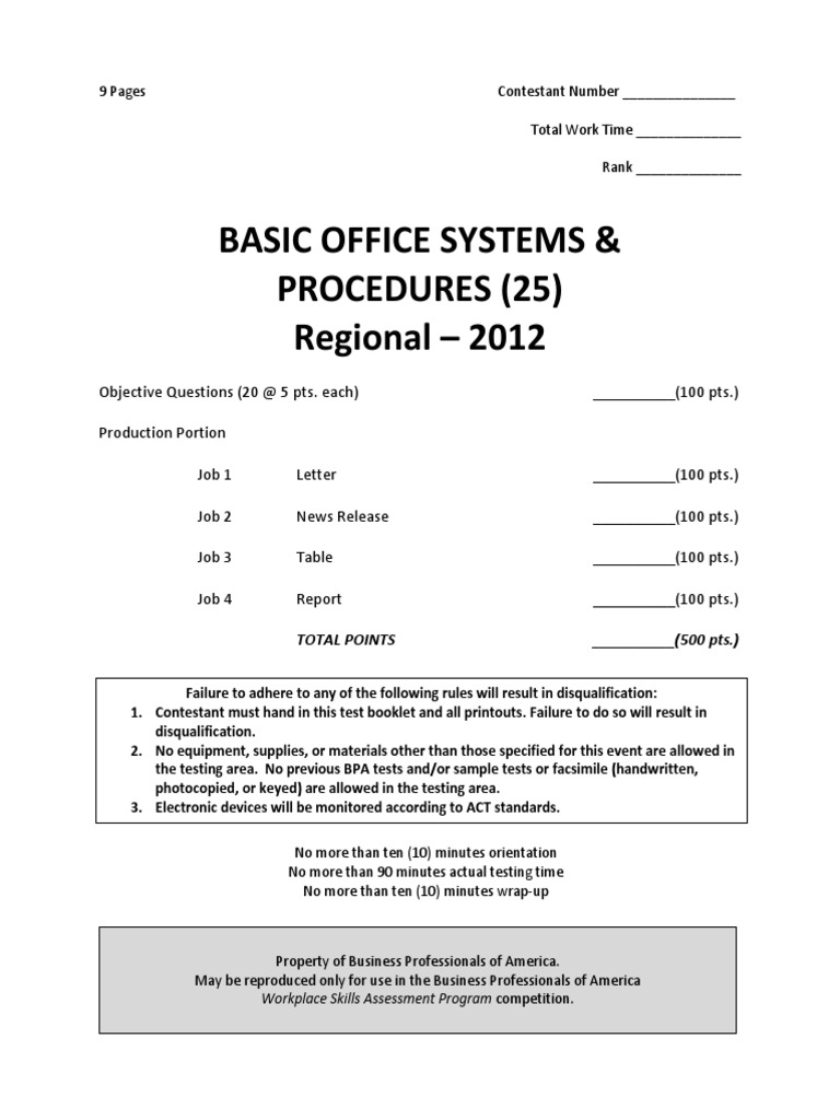 25 - Basic Office Systems - R | PDF | Web Design | Proofreading