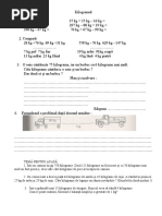 Test Evaluare - Unitatea 2 - MEM - Cls 2 | PDF