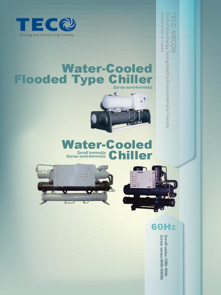Catalogue of Water Cooled Chiller 20171206 | PDF | Thermostat | Air ...