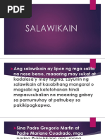 Ang Sampung Halimbawa NG Salawikain at Ang Kahulugan NG Mga Ito | PDF