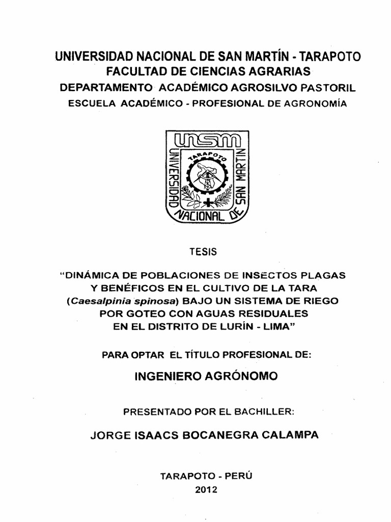 INSECTOS PLAGAS - Tara PDF | PDF | Lepidópteros | Mosca
