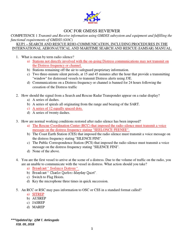 Goc Marina Reviewer | PDF | Antenna (Radio) | Telecommunications ...