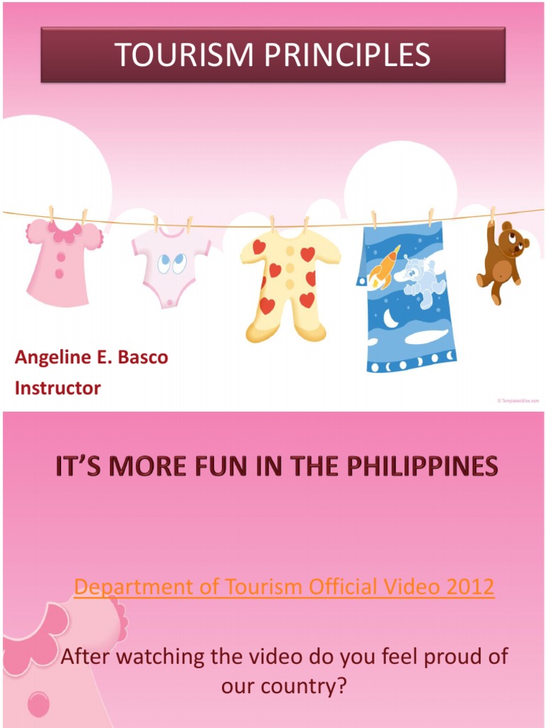 Tourism Principles: Angeline E. Basco Instructor | PDF | Amusement Park ...