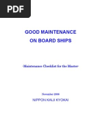 Intertanko Guidance Dry-Dock Checklist | PDF | Navigation | Risk Assessment