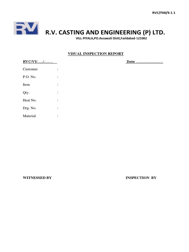 Visual Format Rdso | PDF