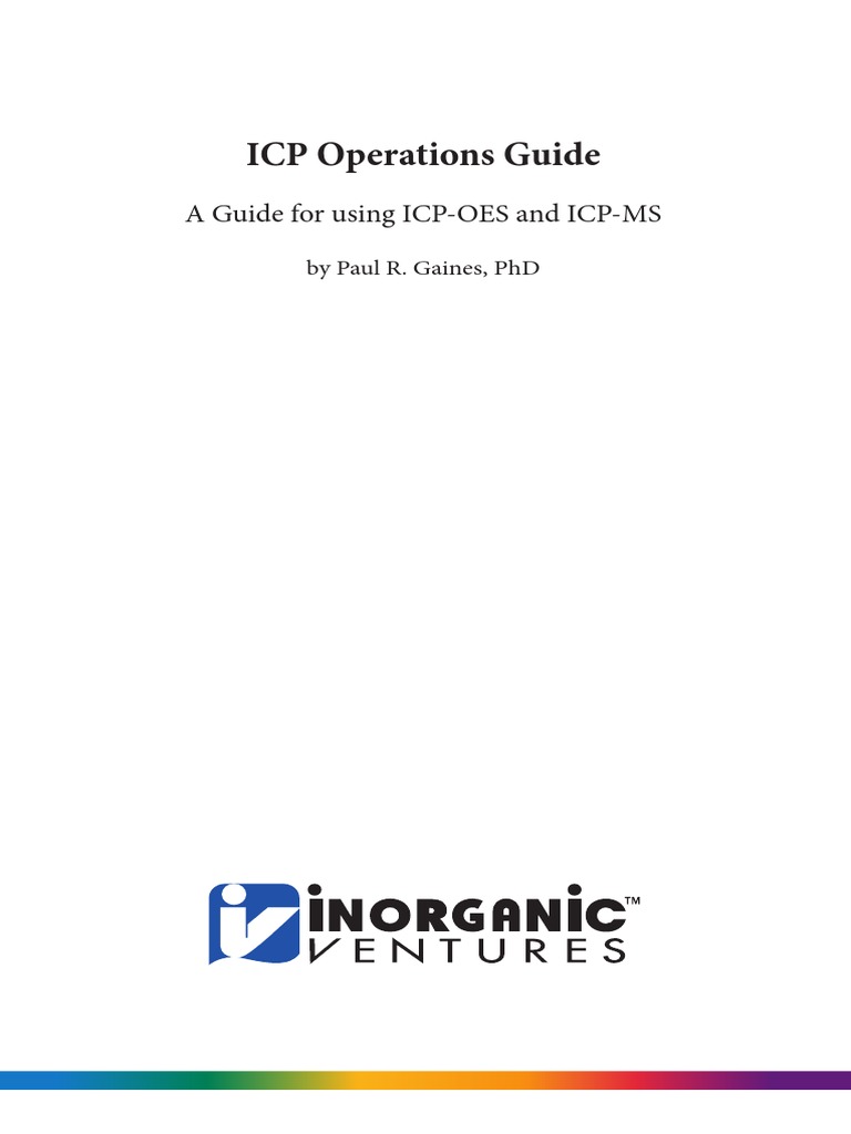 ICP Operations Guide: A Guide For Using ICP-OES and ICP-MS | PDF ...