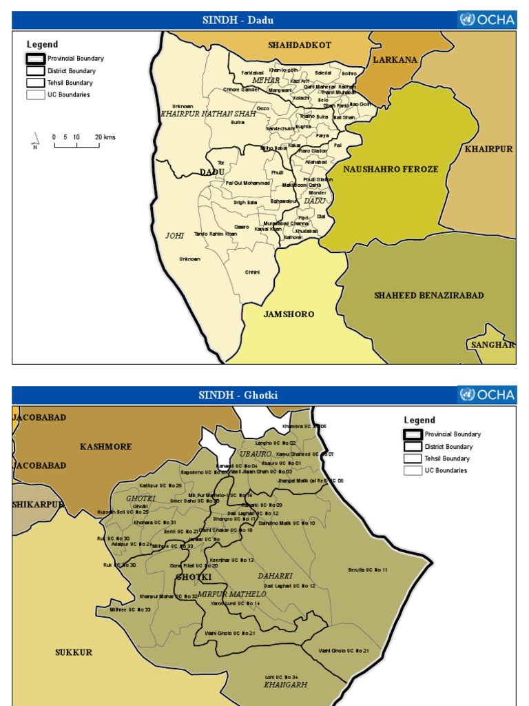 Sindh District and Deh Maps Overview | PDF | Nature