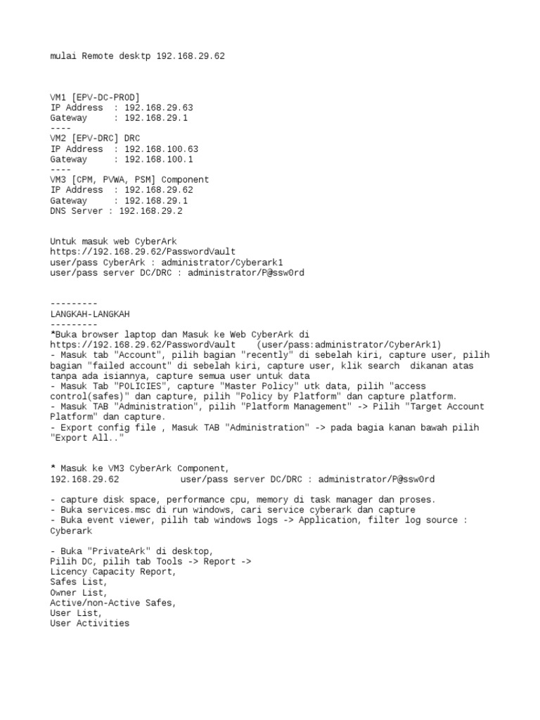 Cyber Ark | Download Free PDF | Remote Desktop Services | Computer ...