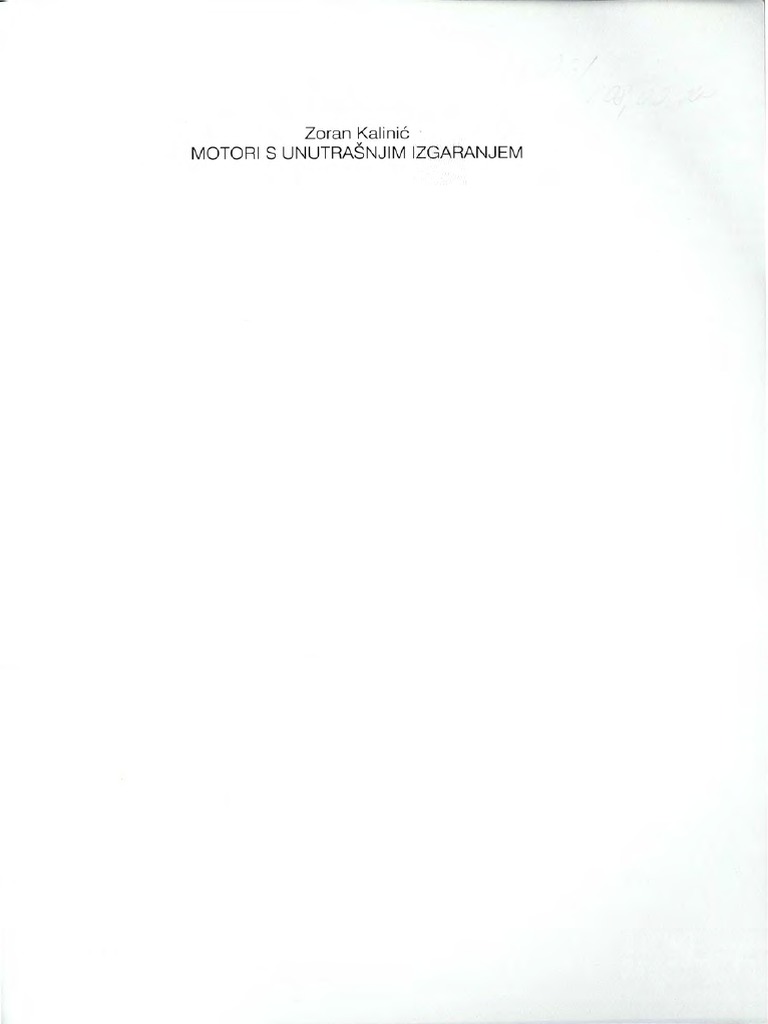 Motori Sa Unutrasnjim Izgaranjem | PDF