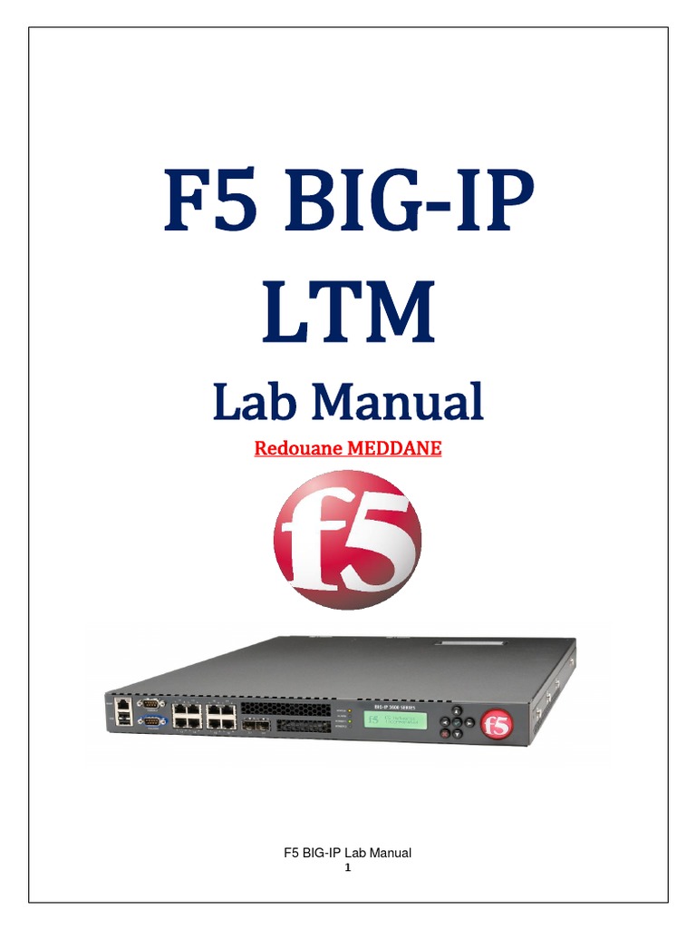F5 LTM Lab Manual-1 PDF | PDF | Http Cookie | Transport Layer Security