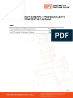 Pipe Material Selection by Temperature | PDF | Steel | Stainless Steel