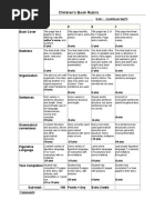 Book Report Rubric | PDF | Paragraph | Genre