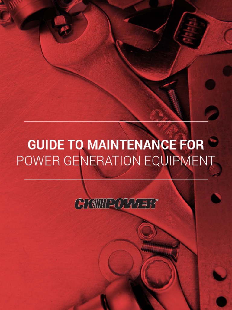 Power Generation Equipment Maintenance Guide | PDF | Switch | Relay