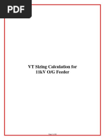 Protection CT Sizing | PDF | Transformer | Electrical Engineering