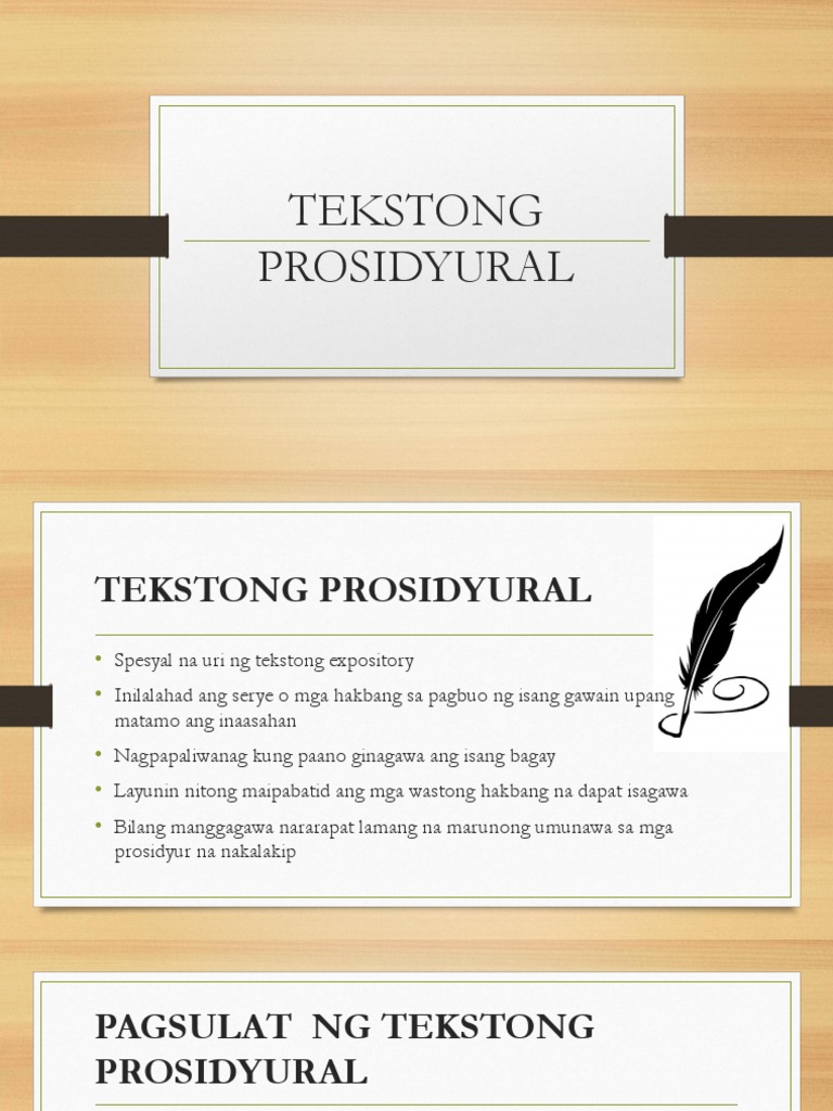 Tekstong Prosidyural | PDF