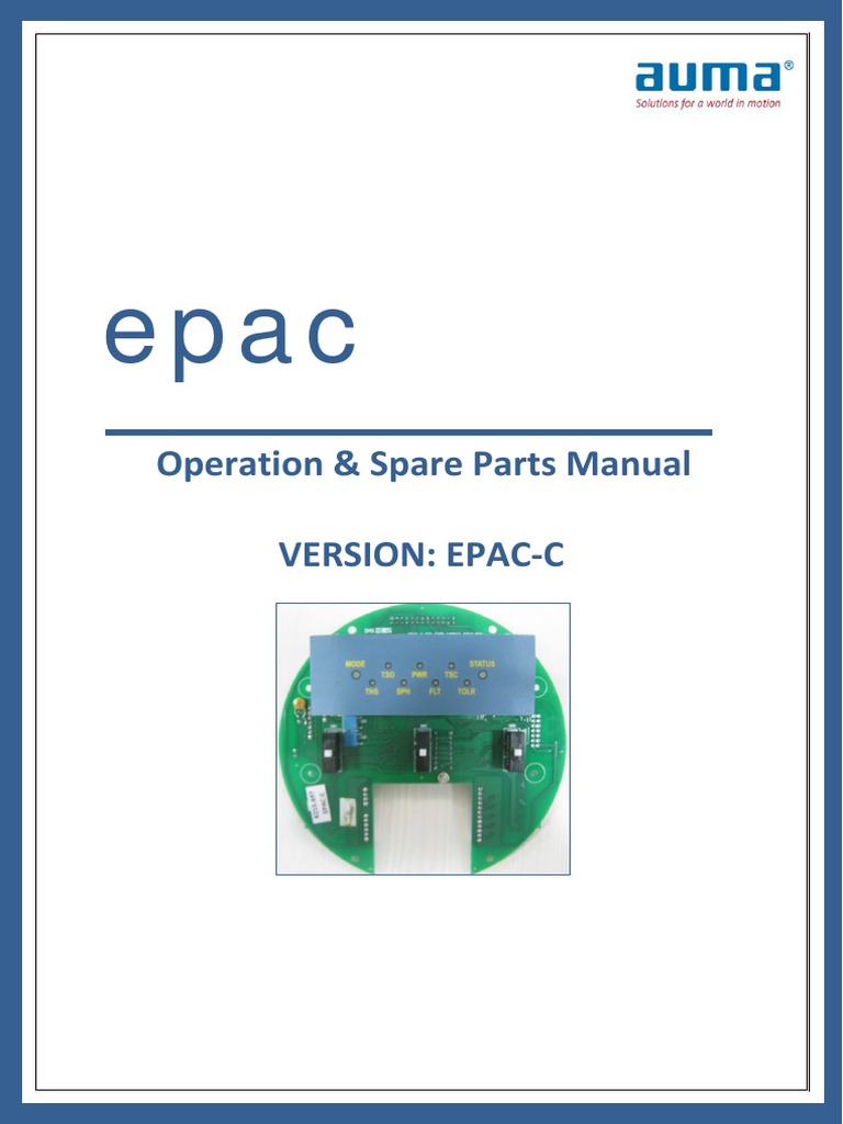 Auma Actuator Data | PDF | Switch | Light Emitting Diode