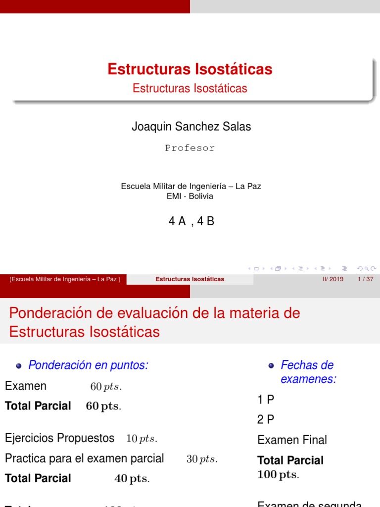 Estructuras Isost Aticas | PDF | Las leyes del movimiento de Newton | Fuerza