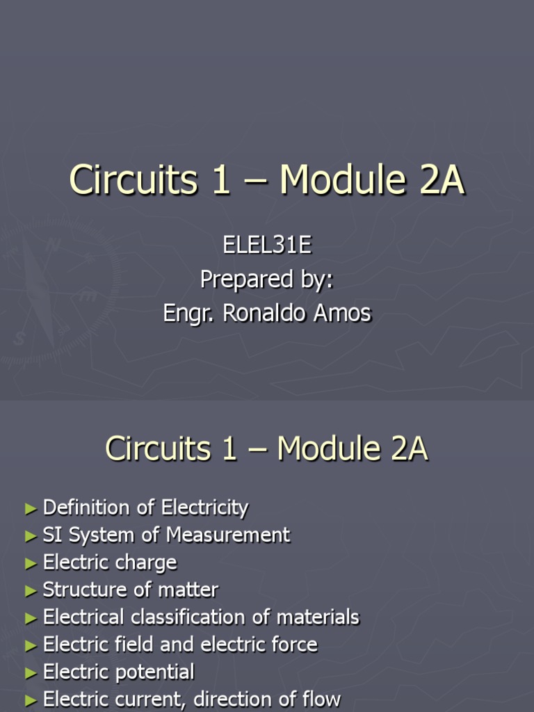 Circuit Lesson1 | PDF | Atoms | Electric Current