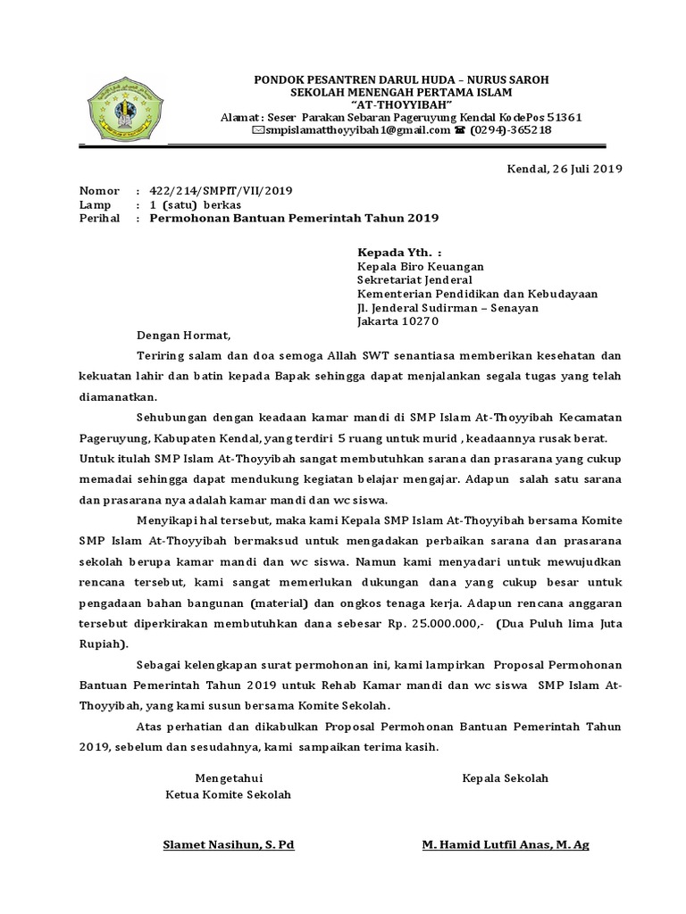 Proposal Rehab Kamar Mandi | PDF