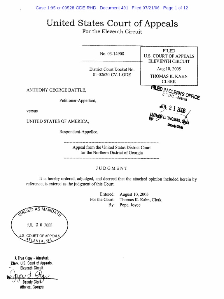 Anthony Battle | PDF | Burden Of Proof (Law) | Criminal Law