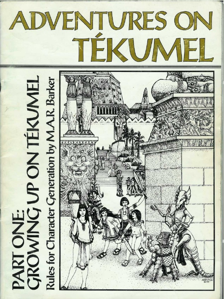 Adventures On Tekumel Part 1 - Growing Up On Tekumel PDF | PDF