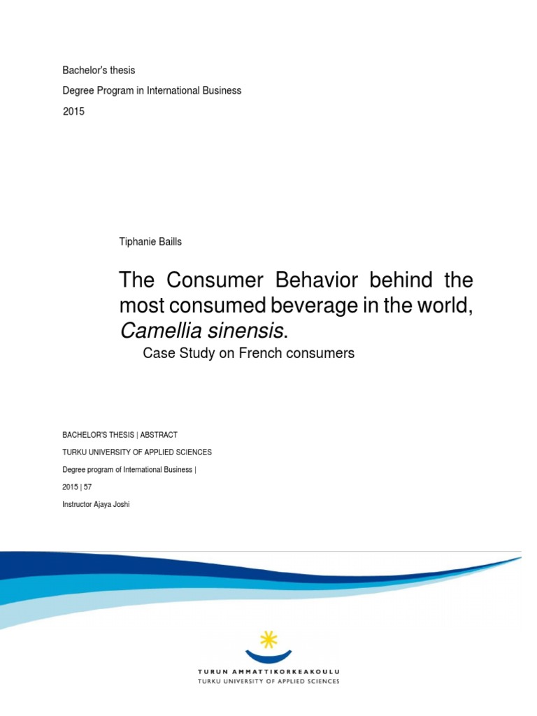 Thesis Final Version | PDF | Consumer Behaviour | Qualitative Research