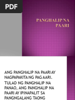 Panghalip Na Panao-Chart | PDF