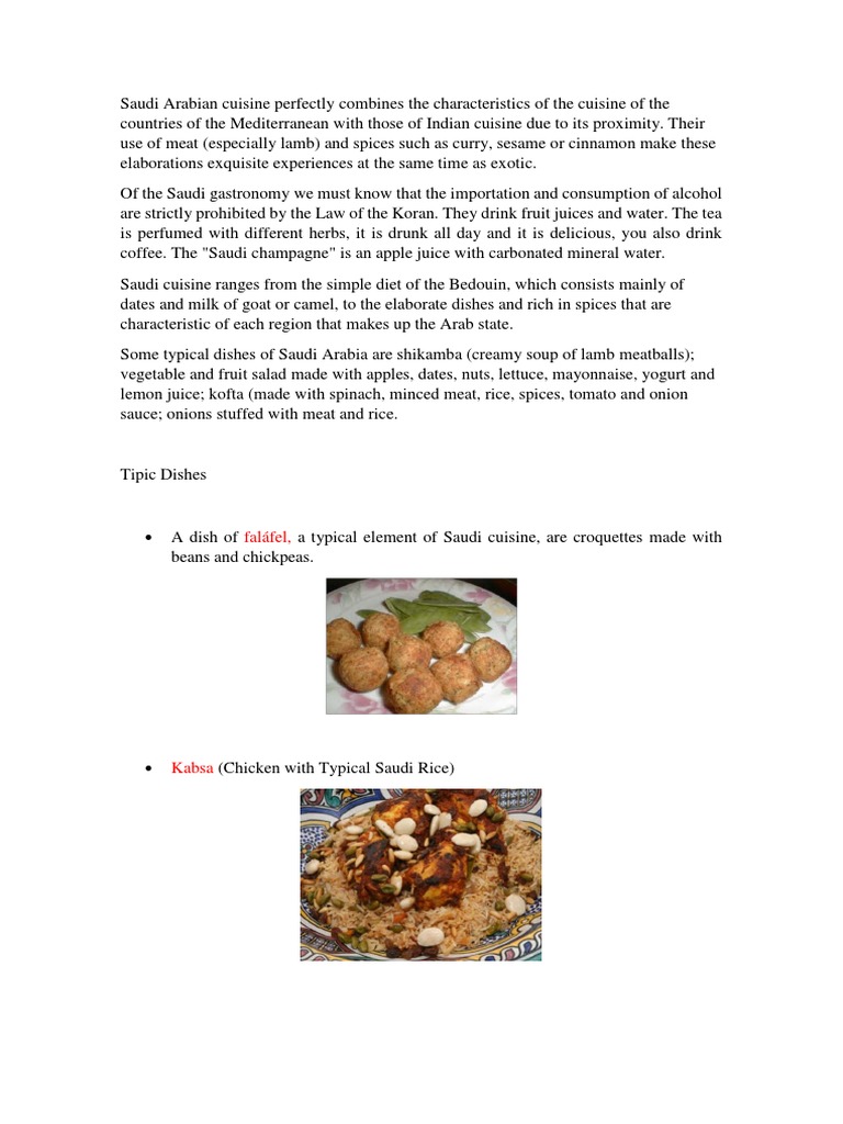 Explore Authentic Saudi Arabian Cuisine | PDF