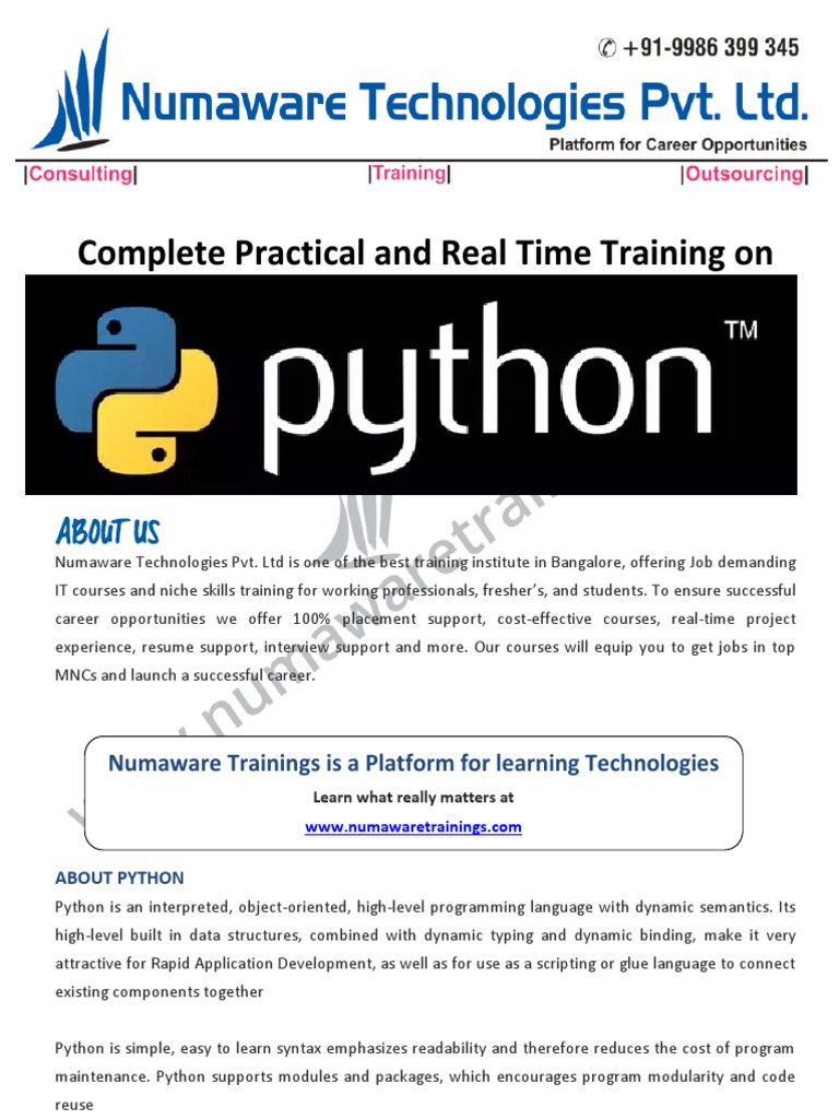 7.0-Python Trainings | PDF | Python (Programming Language) | Anonymous ... 7.0-Python Trainings | PDF | Python (Programming Language) | Anonymous ...
