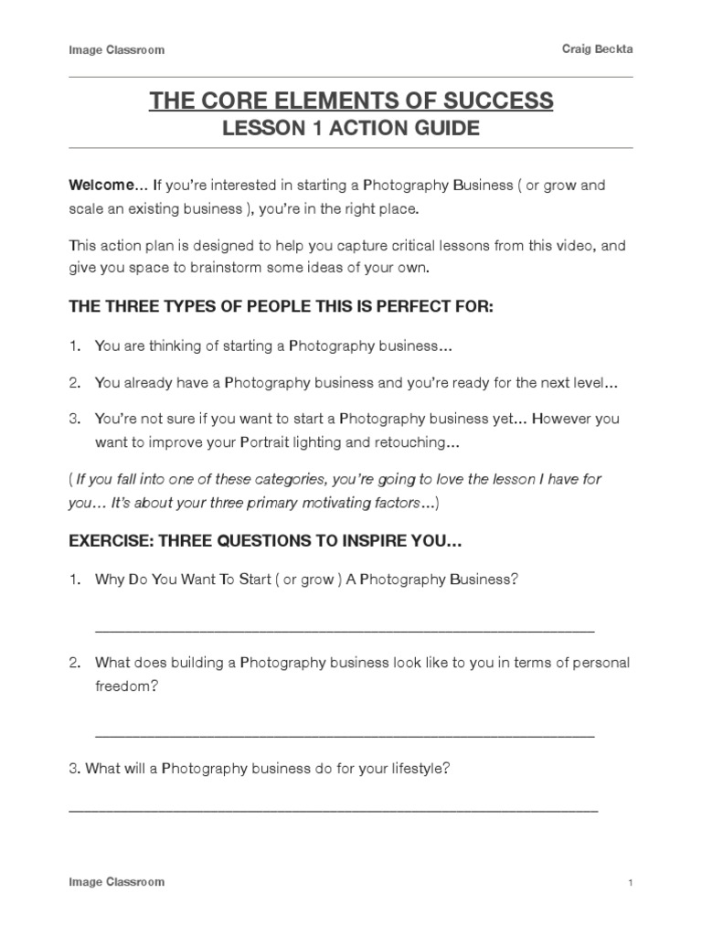 Photography Business Success Guide | PDF | Photo Manipulation