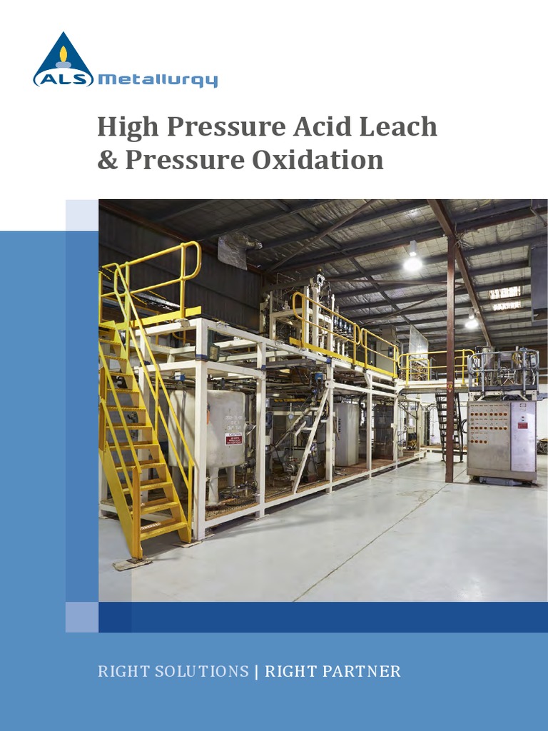 HPAL and POX Metallurgical Services | PDF | Atoms | Sets Of Chemical ...