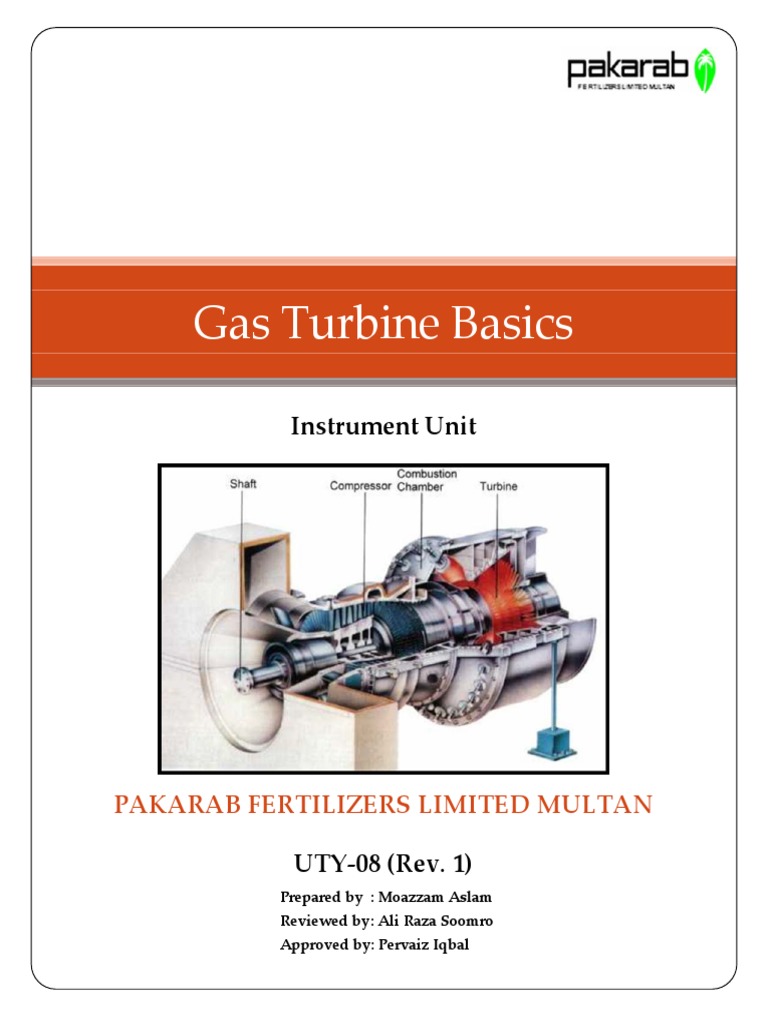 Gas Turbine Basics Rev 01.pdf | Gas Turbine | Combustion