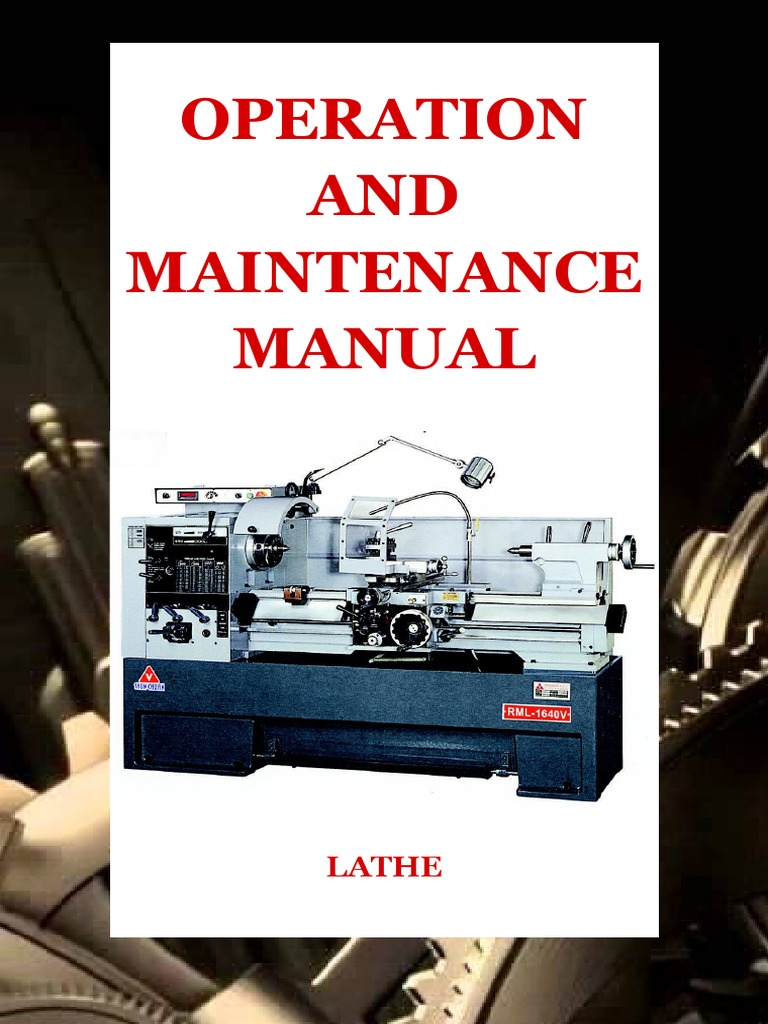 Manual Lathe | PDF | Machines | Manufactured Goods