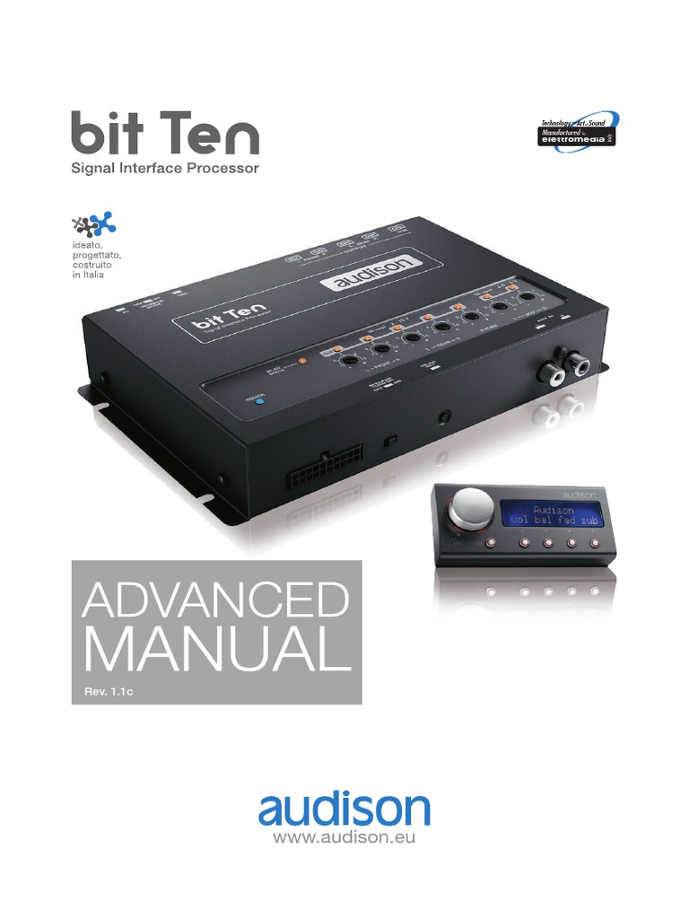 Bit Ten Manual Manual PDF | PDF | Microsoft Windows | Equalization (Audio)