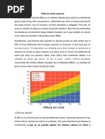 CDC tablas de crecimiento.pdf | Índice de masa corporal | Peso humano