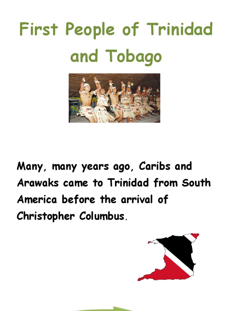 Caribs and Arawaks: Trinidad's First Peoples | PDF